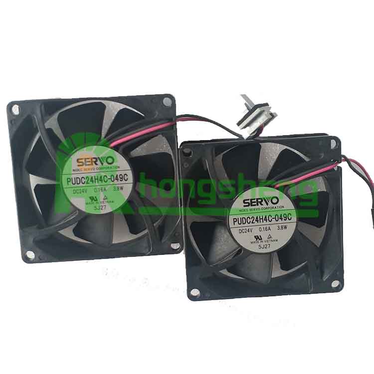 SERVO PUDC24H4C-049C VACON Inverter Fan 24V 3.8W 0.16A 80*80*25MM